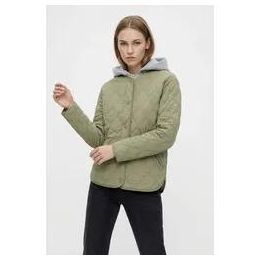 Steppjacke Only "ONLRISSO LIFE HOOD QUILT JACKET CC OTW", Damen, Gr. S, mermaid, Web, Obermaterial: 100% Polyamid, unifarben, normal, Rundhals, Jacken Steppjacke, mit abnehmbarer Kapuze