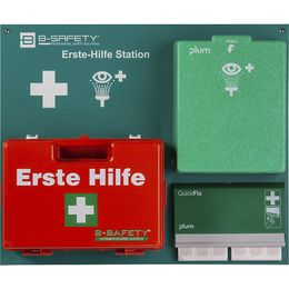 B-Safety Erste-Hilfe-Station, CLASSIC No. 1, inkl. Augensp&uuml;lflaschen, Pflaster, Erste-Hilfe-Koffer