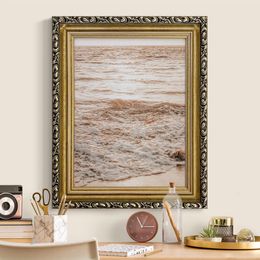 Gerahmtes Leinwandbild Goldener Strand