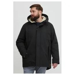 Kurzjacke Blend "BHSergius Big & Tall", Herren, Gr. 3XL, schwarz, 100% Polyester, unifarben, regular fit normal, eingesetzt, Jacken Kurzjacke, Klassische &Uuml;bergangsjacke in gro&szlig;en Gr&ouml;&szlig;en