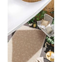 benuta Nest In- & Outdoor-Teppich Bronco Cream 80x150 cm - Teppich f&uuml;r Balkon, Terrasse & Garten