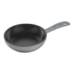Staub Pans Bratpfanne 16 cm, rund, Graphit-Grau, Gusseisen