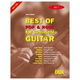 Best of Pop & Rock for Classical Guitar Vol. 7