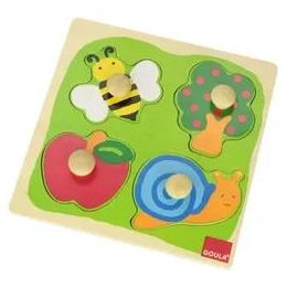 Jumbo Holzpuzzle Biene, Apfelbaum und Schnecke