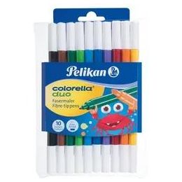 Pelikan Fasermaler Colorella&reg; Duo Etui mit 10 Farben