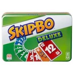 Mattel Games SKIP-BO Deluxe Metallbox, Kartenspiel, Familienspiel, Kinderspiel