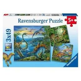 Puzzle Ravensburger Faszination Dinosaurier 3 X 49 Teile