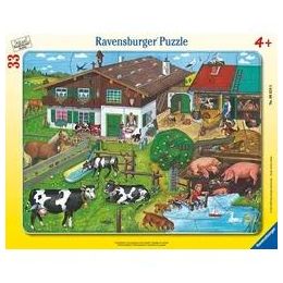 Rahmenpuzzle Ravensburger Tierfamilien 33 Teile
