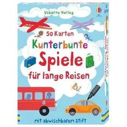 50 Karten: Kunterbunte Spiele f&uuml;r lange Reisen