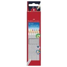 Faber-Castell Buntstifte Grip Heft & Tafel, 6er Set