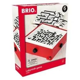 Ravensburger BRIO 34020 Labyrinth mit &Uuml;bungsplatten, rot - Der schwedische Geschicklichkeits-Klassiker in drei verschiedenen Schwierigkeitsstufen - F&uuml;r Kinder ab 6 Jahren