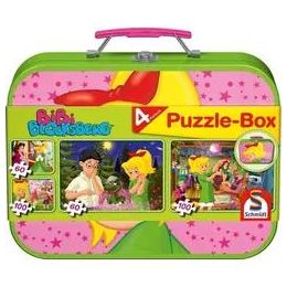 Puzzle Box Schmidt Spiele Bibi & Tina im Metallkoffer 2x60 2x100 Teile