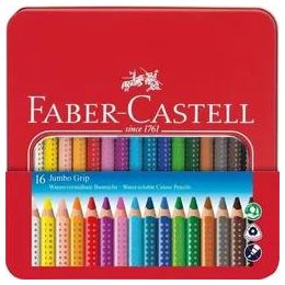 Faber-Castell Buntstifte Jumbo Grip, 16er Set