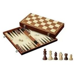 Philos Schach Backgammon Dame Set, Feld 45 mm