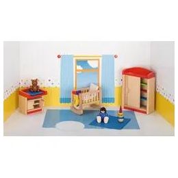 goki Puppenm&ouml;bel Kinderzimmer f&uuml;r Puppenhaus