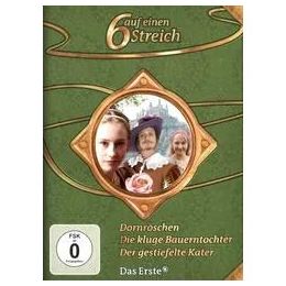 6 auf einen Streich - M&auml;rchen-Box Vol. 4: Dornr&ouml;schen/Die kluge Bauerntochter/Der gestiefelte Kater [3 DVDs]