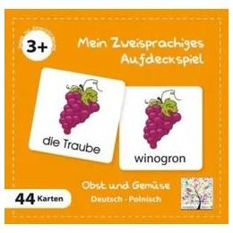 Mein Zweisprachiges Aufdeckspiel, Obst und Gem&uuml;se, Polnisch (Kinderspiel)