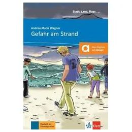 Gefahr am Strand. Buch mit Online-Angebot A1