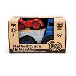 green toys FLATBED W/RED RACE CAR
