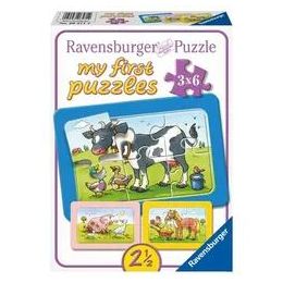 Puzzle Ravensburger Gute Tierfreunde 3 X 6 Teile