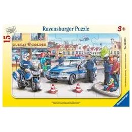 Rahmenpuzzle Ravensburger Einsatz der Polizei 15 Teile