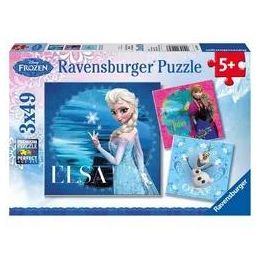 Puzzle Ravensburger Elsa, Anna & Olaf 3 X 49 Teile