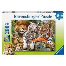 Puzzle Ravensburger Schmusende Raubkatzen 200 Teile XXL