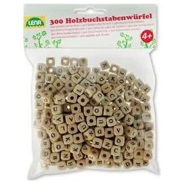 LENA 32005 - Holz-Buchstabenw&uuml;rfel, 300-tlg.