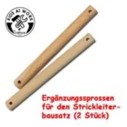 Corvus A750138 - Strickleiter Holz Sprossen, 2 St&uuml;ck