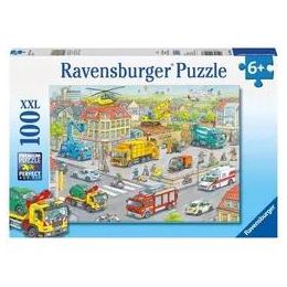 Puzzle Ravensburger Fahrzeuge in der Stadt 100 Teile XXL