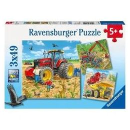 Puzzle Ravensburger Gro&szlig;e Maschinen 3 X 49 Teile