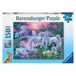 Puzzle Ravensburger Einh&ouml;rner im Abendrot 150 Teile XXL