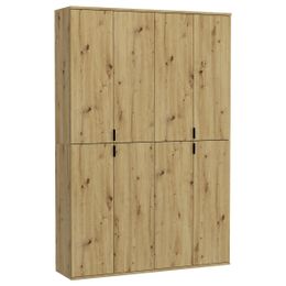 Garderobenschrank Projekt X ca. 122x193 cm Eiche Artisan