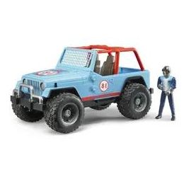 Bruder 02541 Jeep Cross Country racer blau mit Rennfahrer