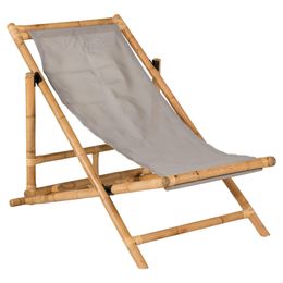 Strandstuhl Cane Bambus Rattan ca. 73x79 cm