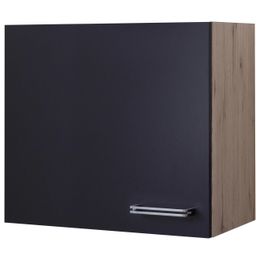 K&uuml;chenoberschrank Anthrazit/Eiche