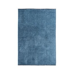 Webteppich Silke 1 in Blau ca. 80x150cm