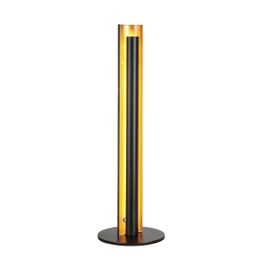 LED-Tischleuchte Gumo in Schwarz/Gold max. 12 Watt