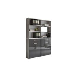 Aktenschrank Office Edition Sw Set 20 Grau