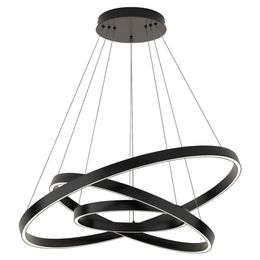 Maytoni Pendelleuchte Rim Schwarz max. 51 Watt