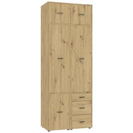 Kleiderschrank Kivo Eiche Artisan