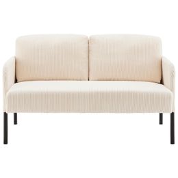 2-Sitzer-Sofa Miami Beige/Schwarz