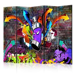 Artgeist Paravent Graffiti Colourful Attack II Multicolor