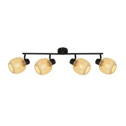 Deckenleuchte Natur Schwarz/Beige max. 5 Watt Deckenlampe