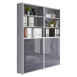 Aktenschrank Office Edition Sw Set 11 Grau