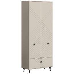 Garderobenschrank Notes ca. 80x195x35 cm Sandbeige