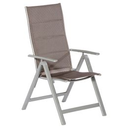 Gartensessel klappbar Taviano Metall/Textil