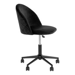 Drehstuhl Geneve Office Chair Schwarz/Chromfarben