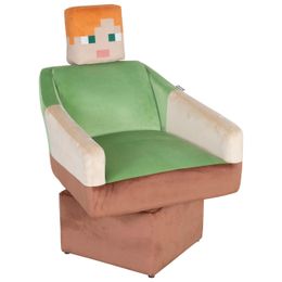 Minecraft Loungesessel Mincraft Alex ca. 69x96x75 cm Gr&uuml;n/Braun