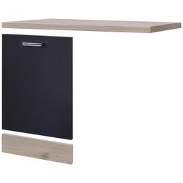 Geschirrsp&uuml;lerblende Anthrazit/Eiche